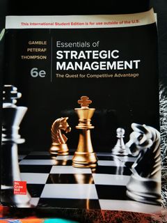 Strategic Management, Hobbies & Toys, Books & Magazines, Textbooks on ...