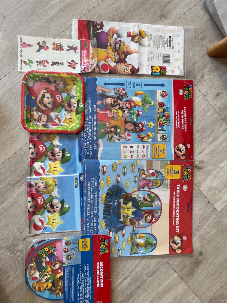 Super Mario Party set, Hobbies & Toys, Stationery & Craft, Occasions ...