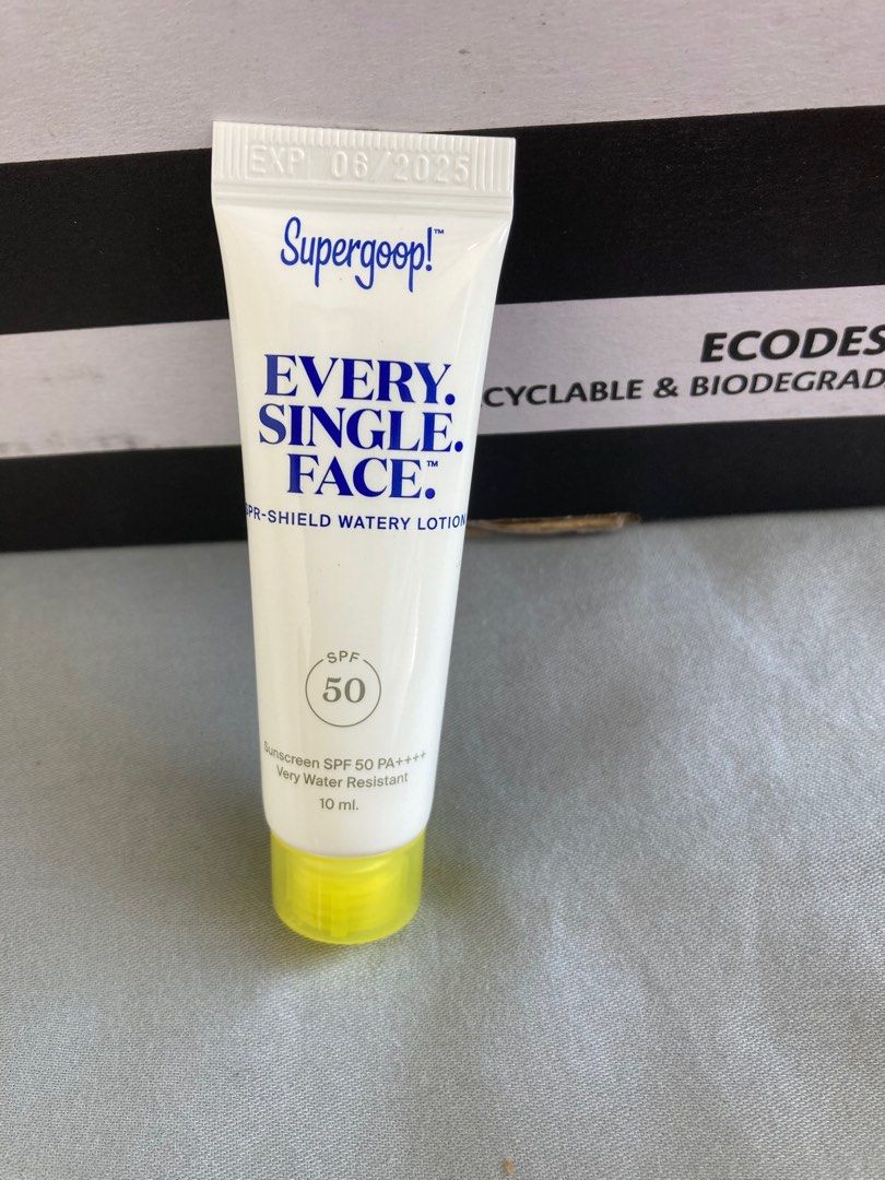 Supergoop SPF 50 sunscreen 10ml, Beauty & Personal Care, Face, Face ...