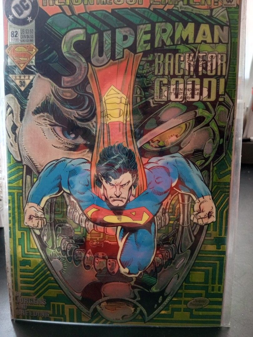 Superman #82 variant cover, Hobbies & Toys, Books & Magazines, Comics ...