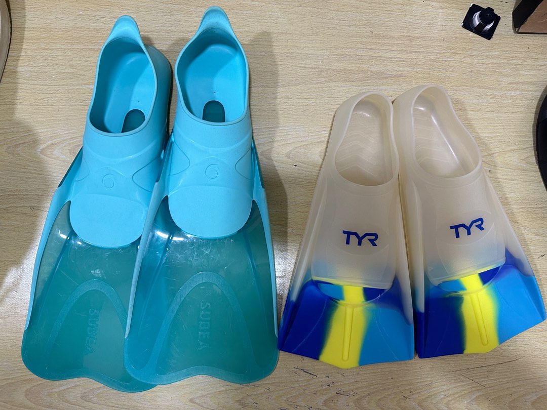 Swimming Flippers bundle, Sports Equipment, Sports & Games, Water ...