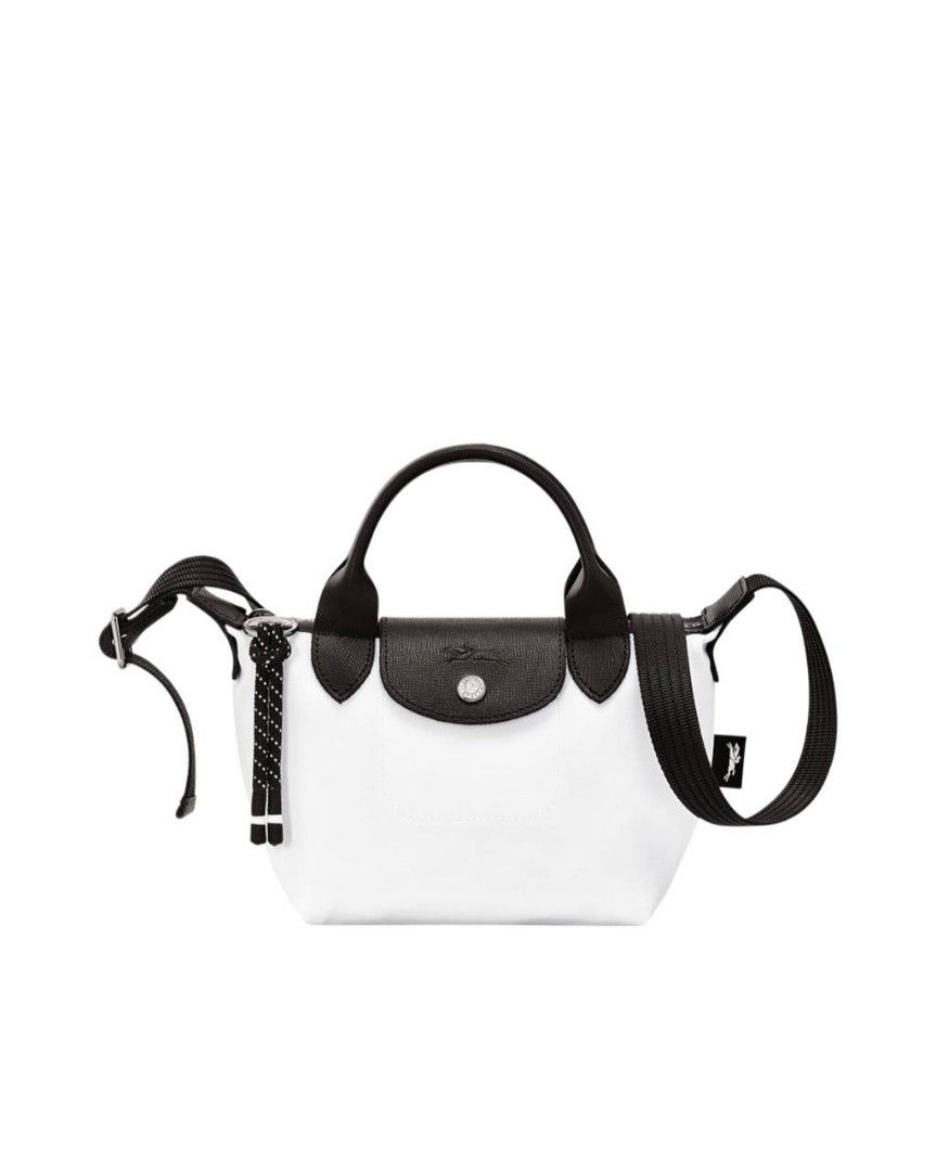 Tas LONGCHAMP Le Pliage Energy Top Handle Mini XS Canvas White ...