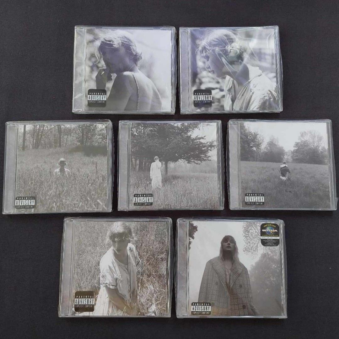 taylor swift - folklore cd/album set (bundle) 2020 on Carousell