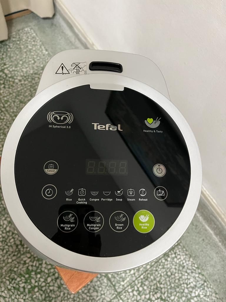 Tefal Rice Cooker Induction Lower GI 1L RK8608, Black, TV & Home ...