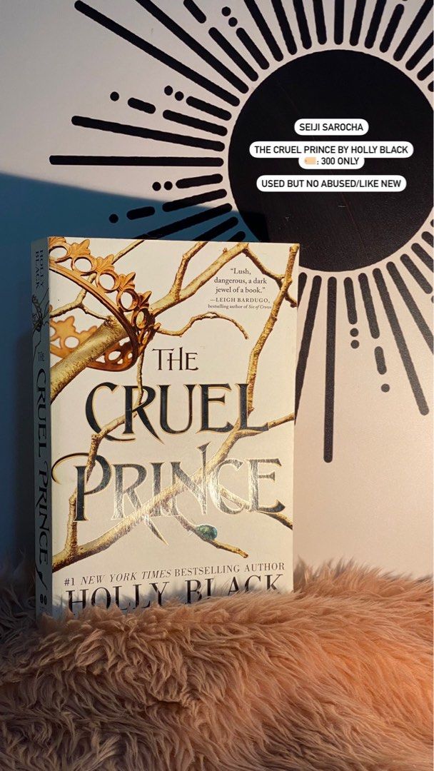 The Cruel Prince By Holly Black Preloved Good Condition, Hobbies & Toys ...