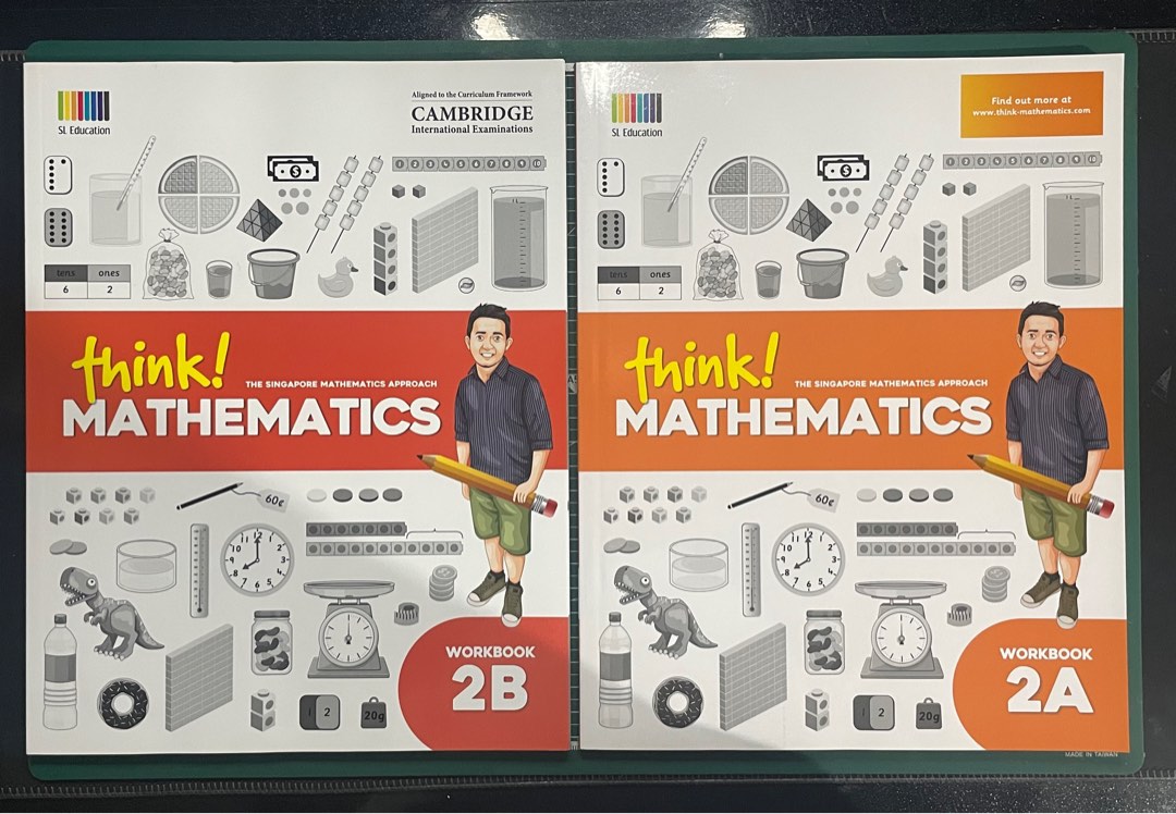 Think! Mathematics Workbook 2A & 2B on Carousell