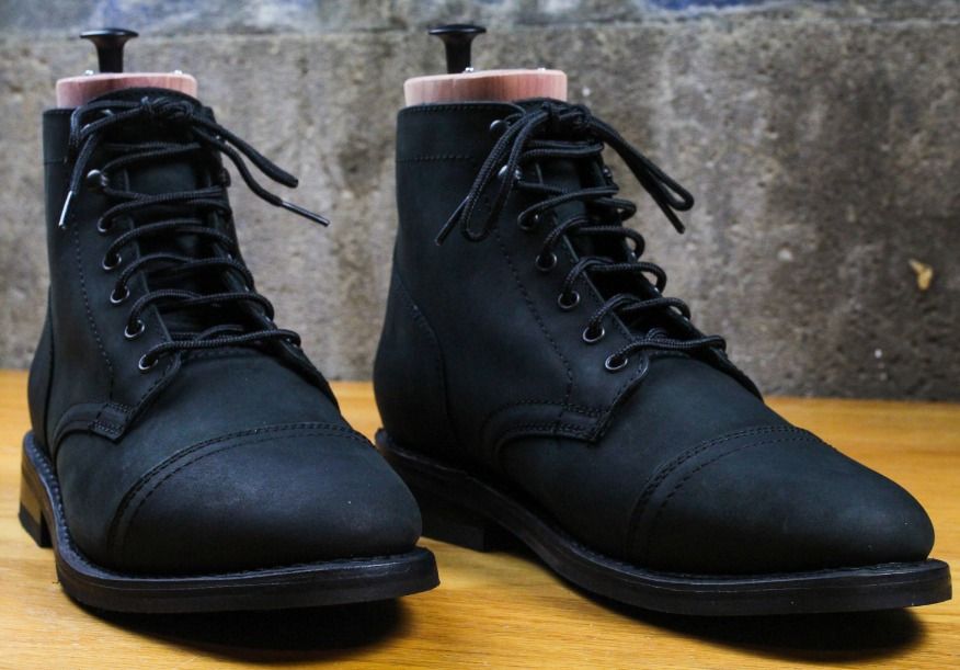 Thursday Black Matte Captain Boots, Men's Fashion, Footwear, Boots on ...