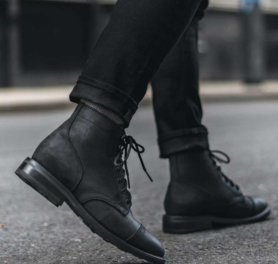 Thursday Black Matte Captain Boots, Men's Fashion, Footwear, Boots on ...