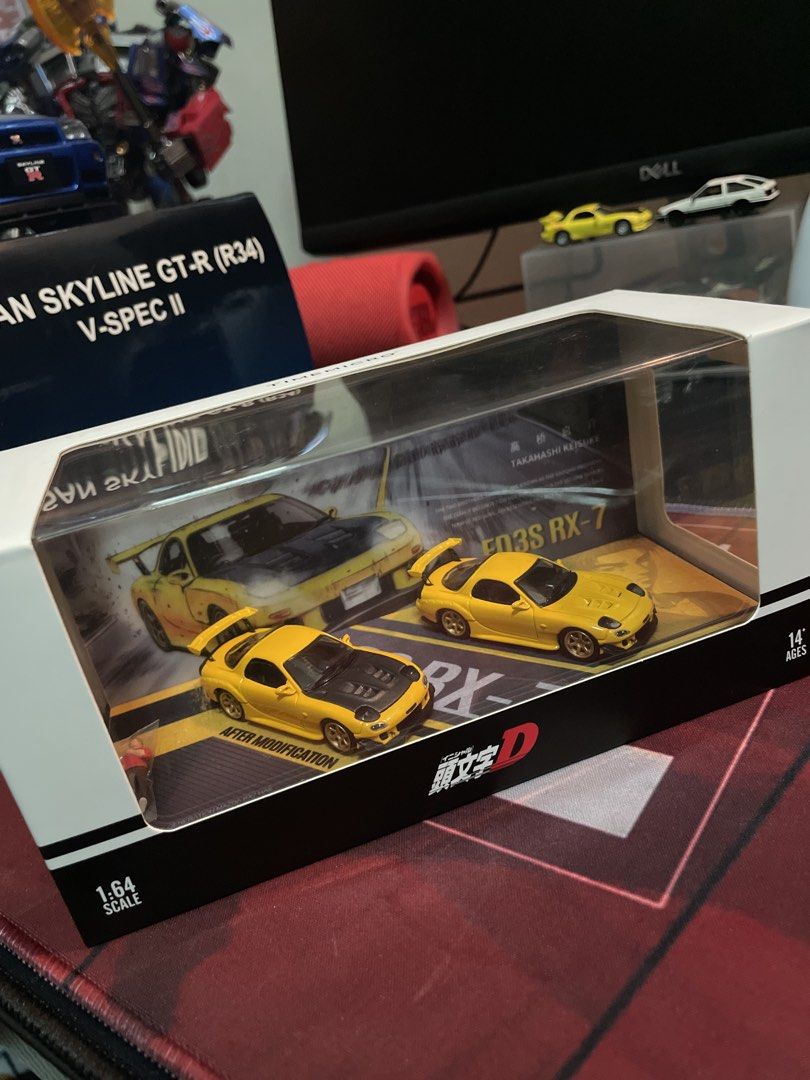 Time micro Initial D Mazda RX7 Timemicro, Hobbies & Toys, Toys & Games ...