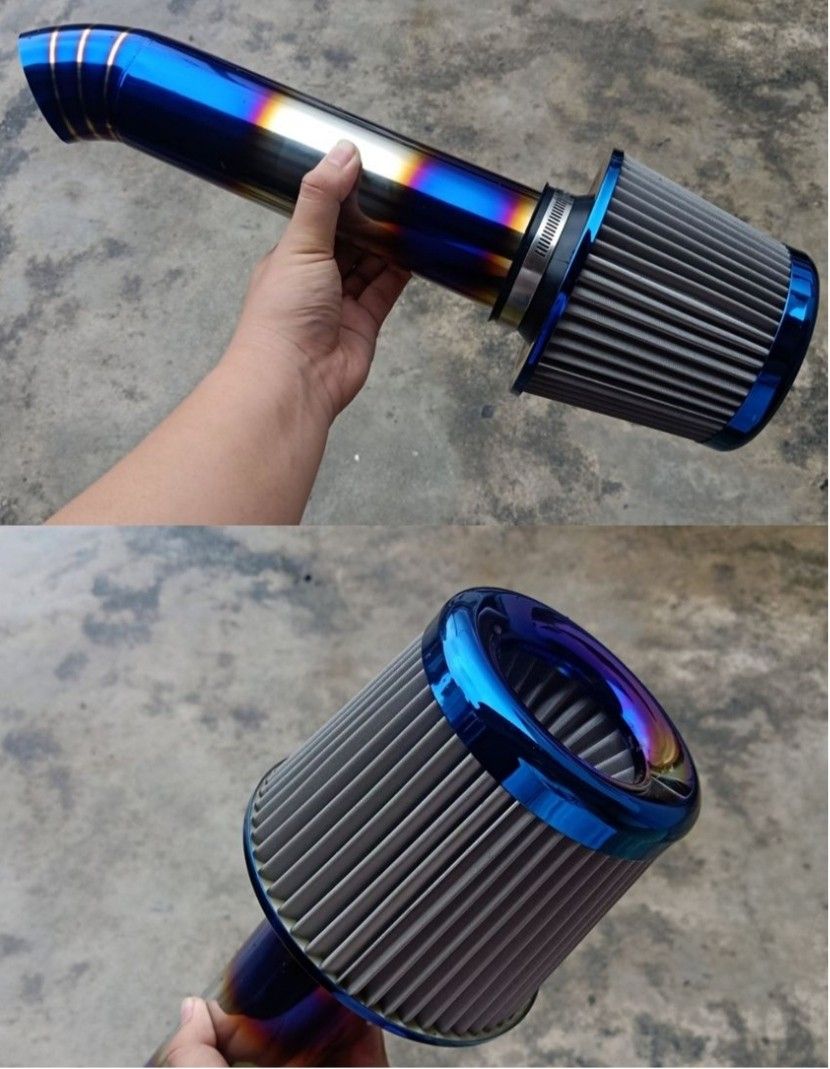 Titanium Air Intake Open Pod Filter, Car Accessories, Accessories on ...