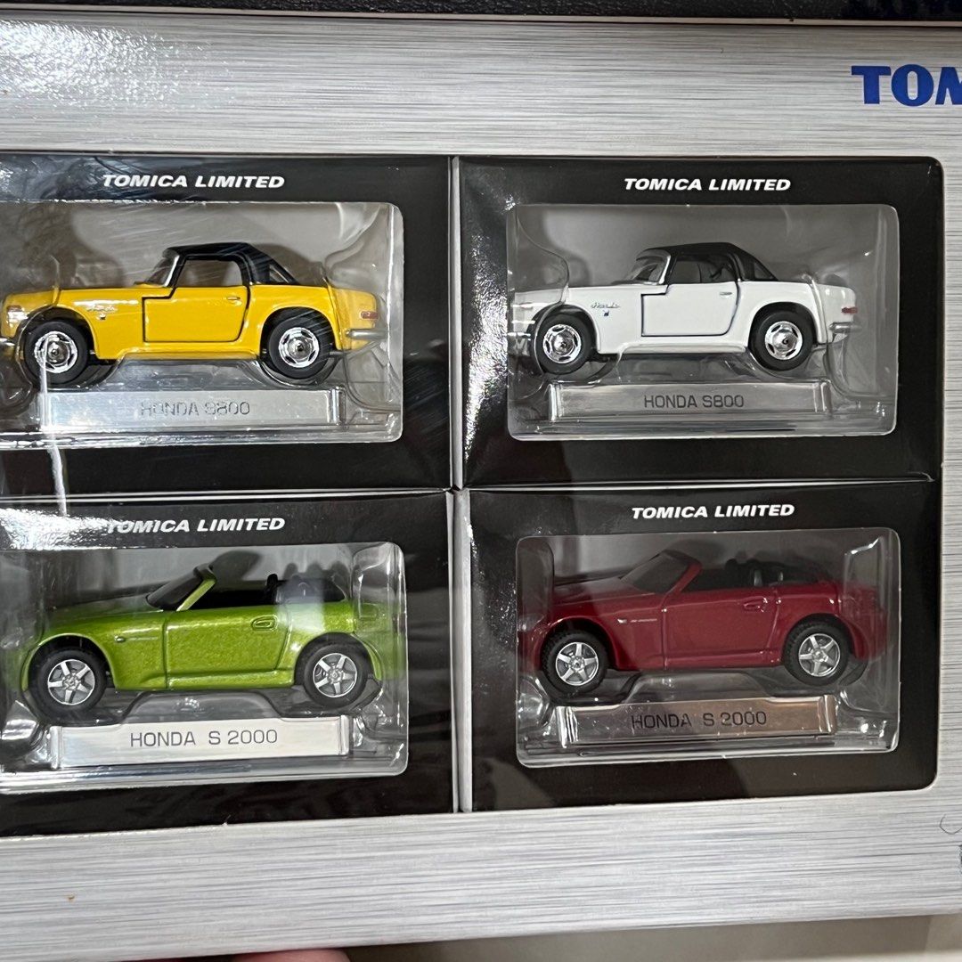 Tomica Limited Honda S800 / S2000 4 Models Set, Hobbies & Toys, Toys & Games on Carousell