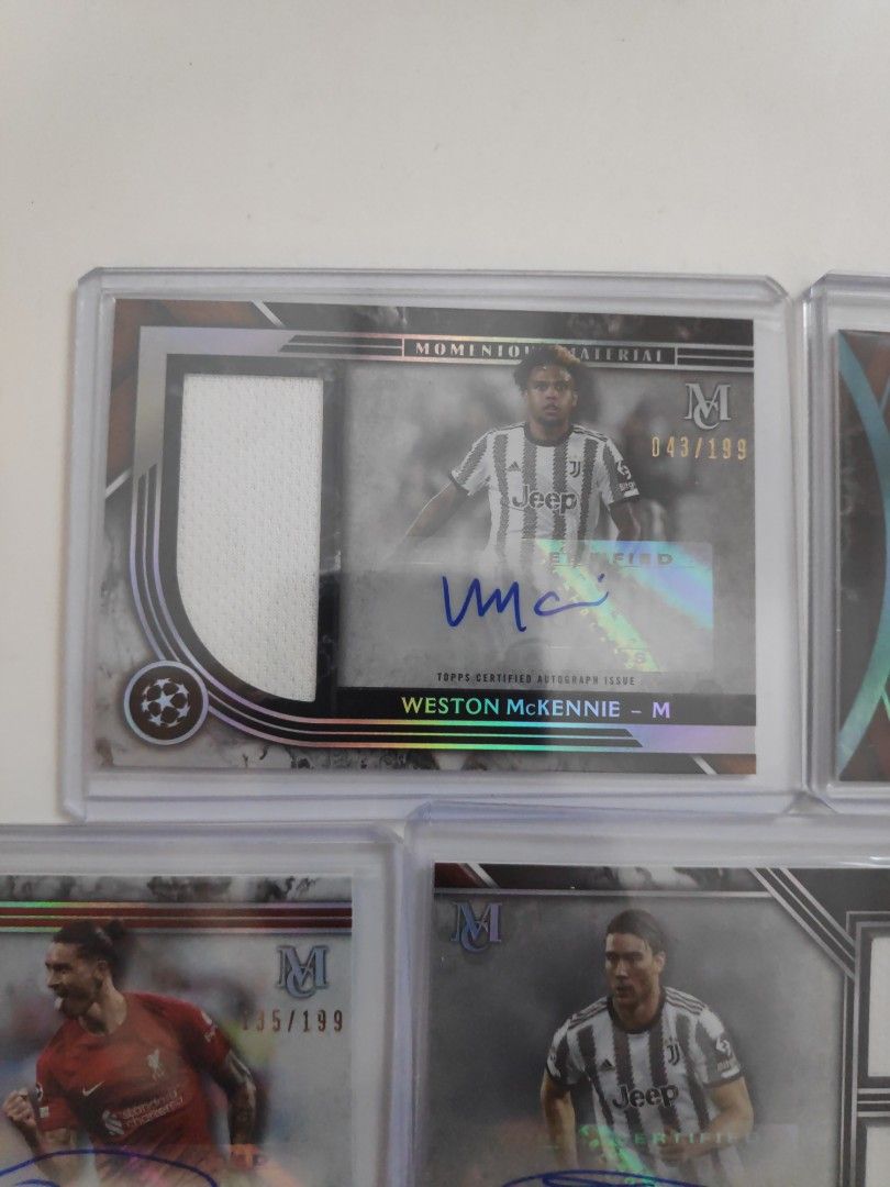 Topps Museum Soccer Cards Authentic Autograph Signature Player Worn ...