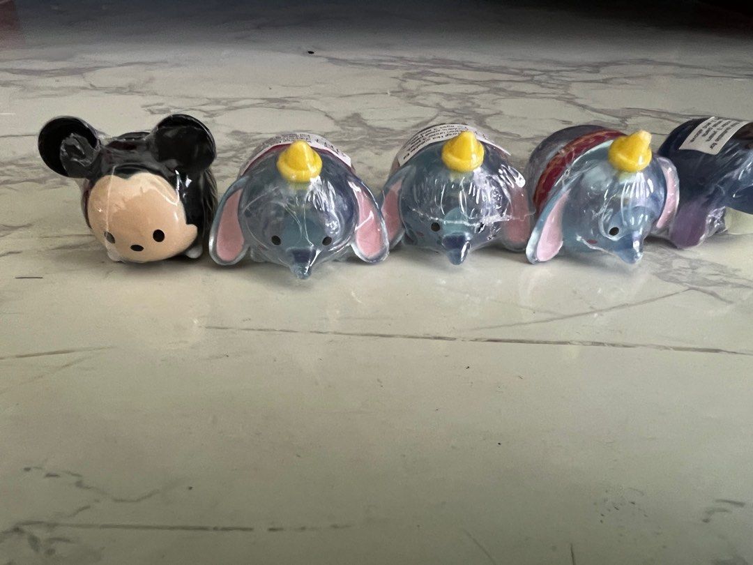 Tsum Tsum Miniature Dumbo chip and dale Mickey Mouse Eyor, Hobbies ...
