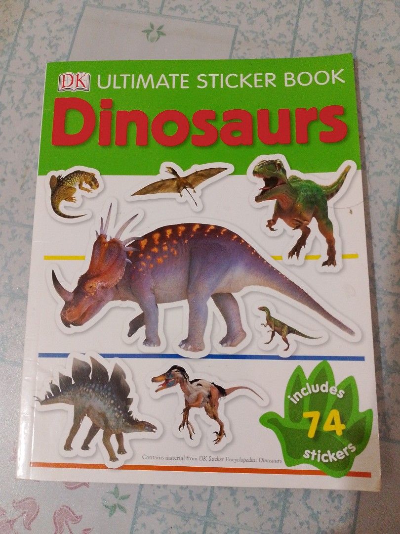 ULTIMATE STICKERS BOOK DINOSAUR on Carousell