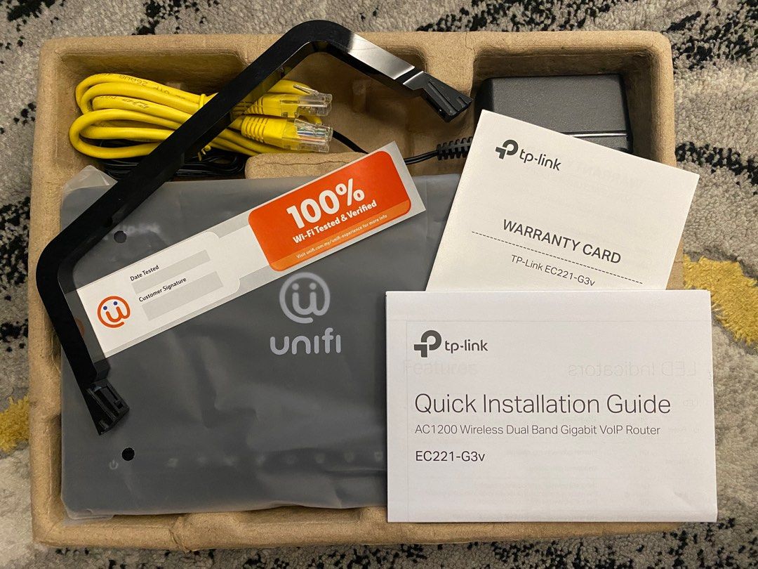 UNIFI TP-LINK AC1200 Wireless Dual Band Gigabit VoIP Router, Computers ...