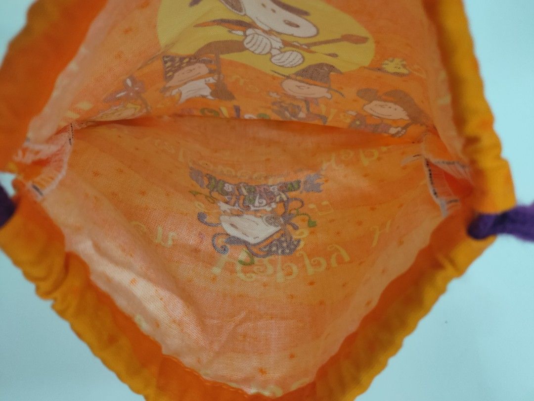 Universal Studios Japan Snoopy Happy Halloween Drawstring Pouch Bag ...