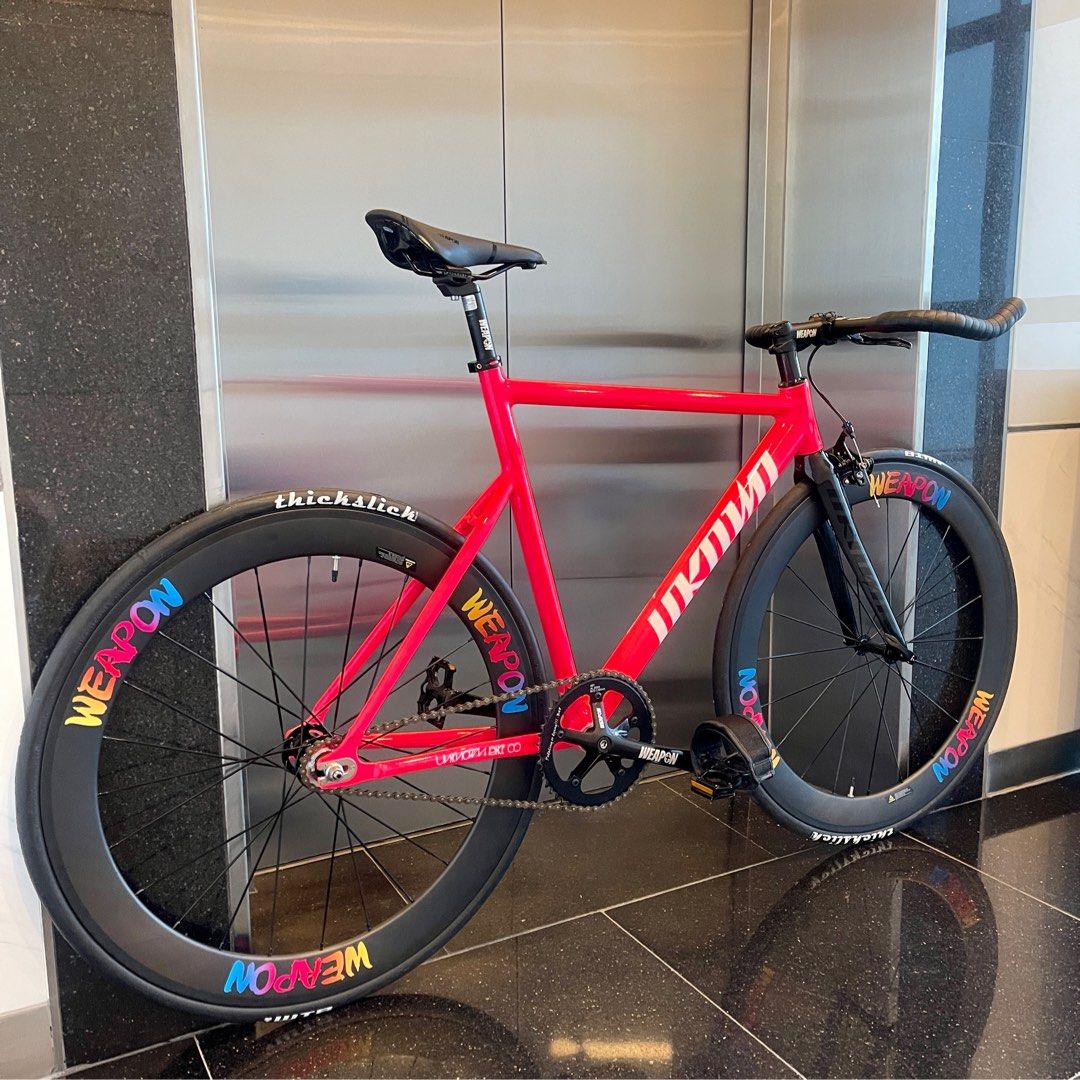 Unknown fixie bike/frame set $470/complete $790/fixie gear bike/brand ...