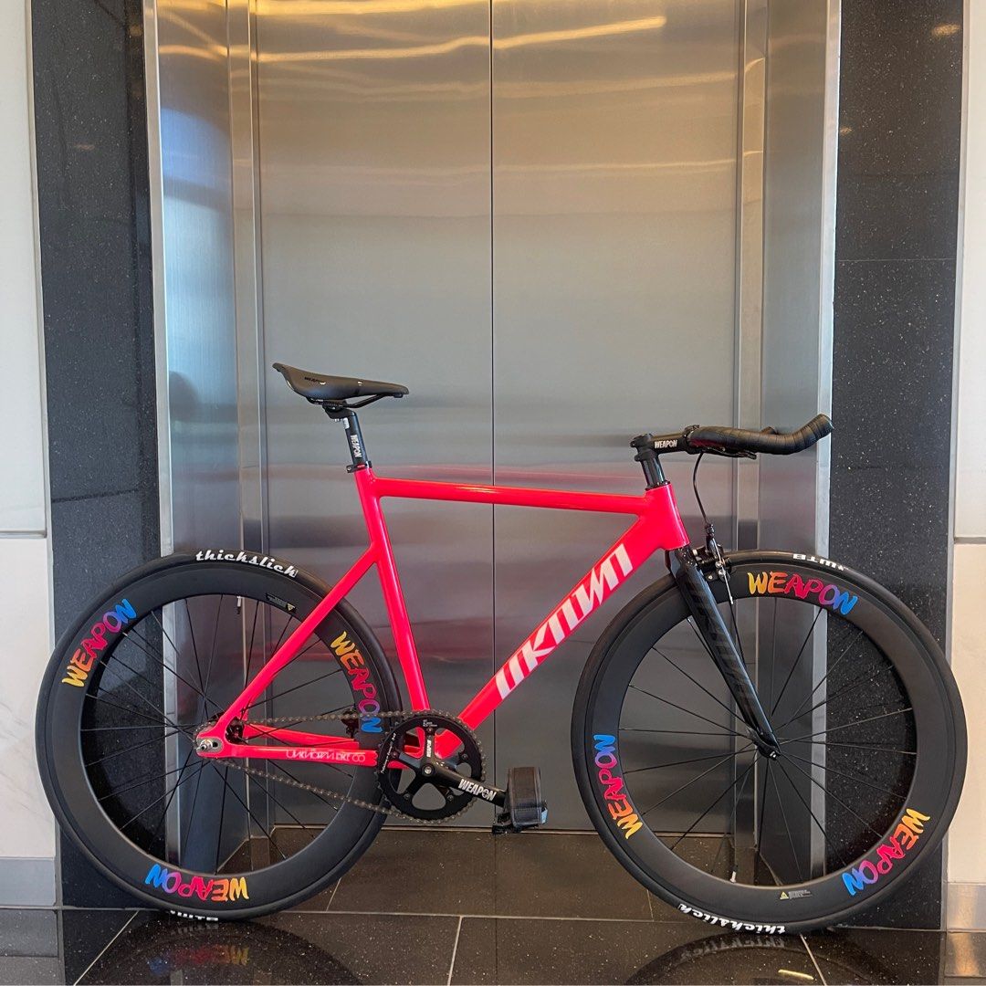 Unknown fixie bike/frame set $470/complete $790/fixie gear bike/brand ...