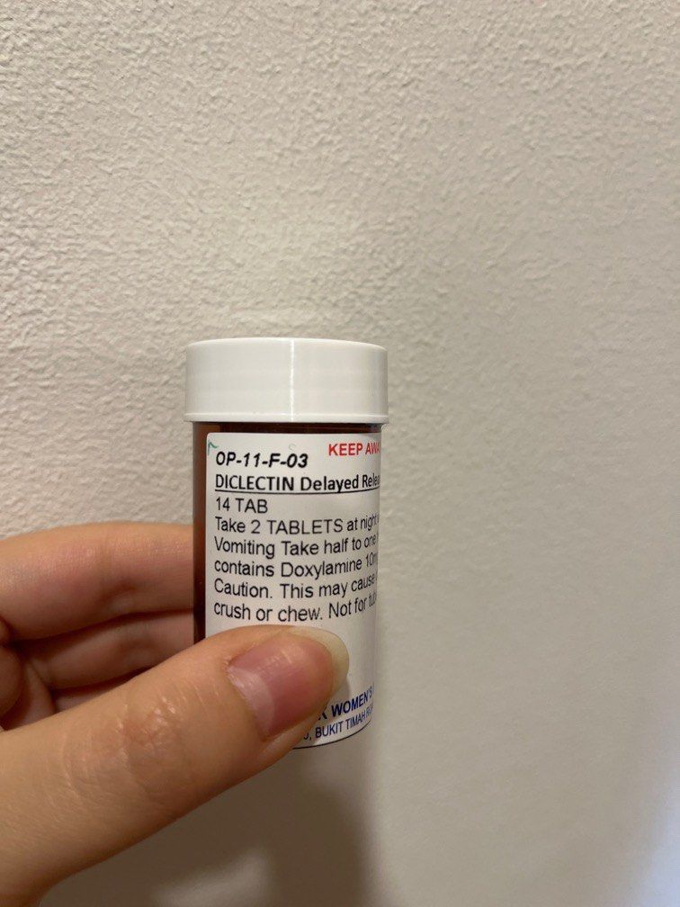 Unopened Diclectin 14 tab, Health & Nutrition, Health Supplements ...