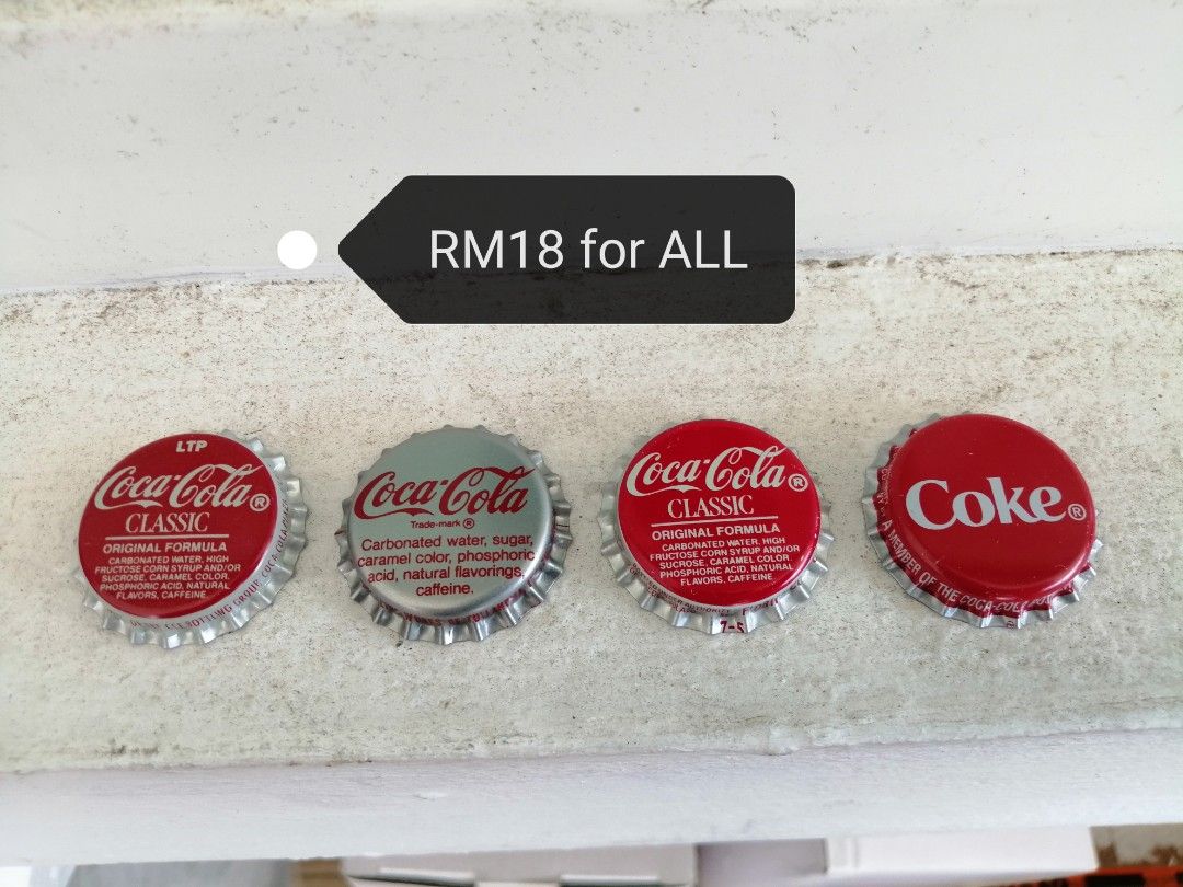 USA Coca Cola Coke Collection Bottle Caps, Hobbies & Toys, Collectibles ...