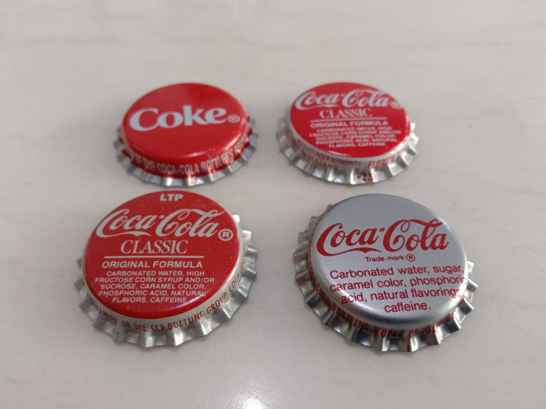 USA Coca Cola Coke Collection Bottle Caps, Hobbies & Toys, Collectibles ...