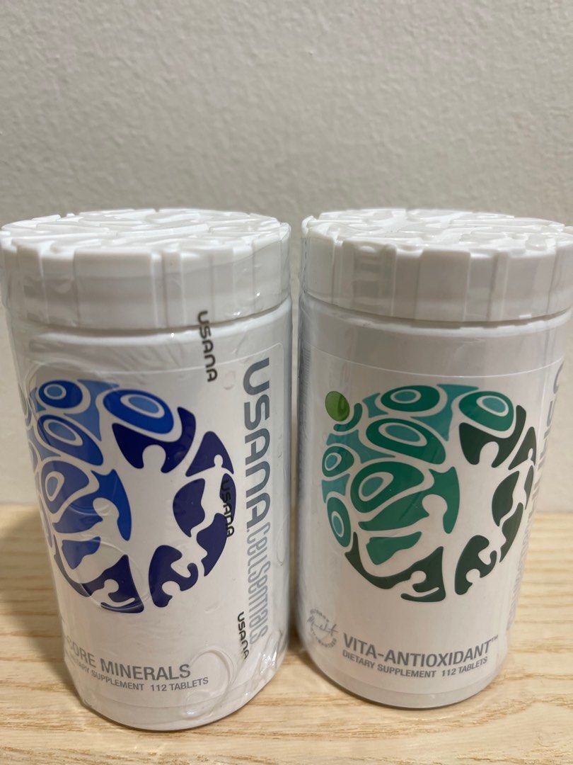 Usana Cellsebtials Antioxidant and core minerals, Health & Nutrition ...