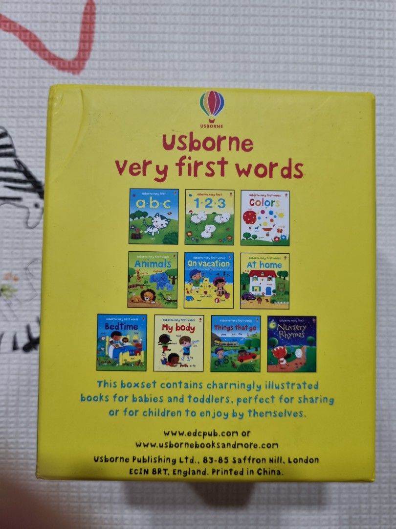 Usborne Very First Words, Babies & Kids, Infant Playtime on Carousell