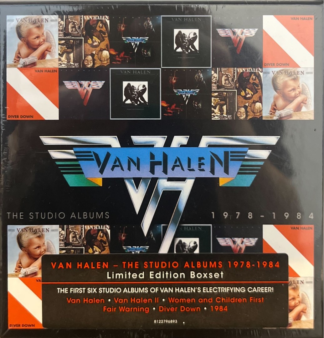 Van Halen: The Studio Albums 1978-1984 Limited Edition Boxset 6CD ...