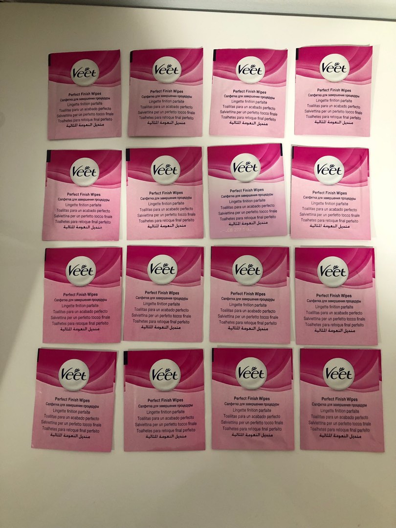 Veet Perfect Finishing Wipes, Beauty & Personal Care, Bath & Body, Hair ...