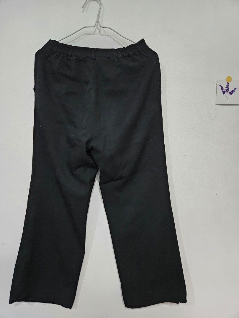 Vintage Black Slack, Women's Fashion, Bottoms, Other Bottoms on Carousell