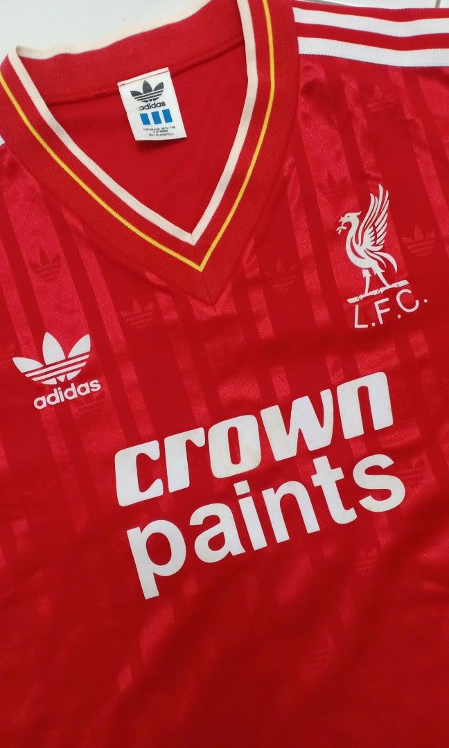 Vintage Liverpool Home Jersey 1985, Men's Fashion, Tops & Sets, Tshirts ...