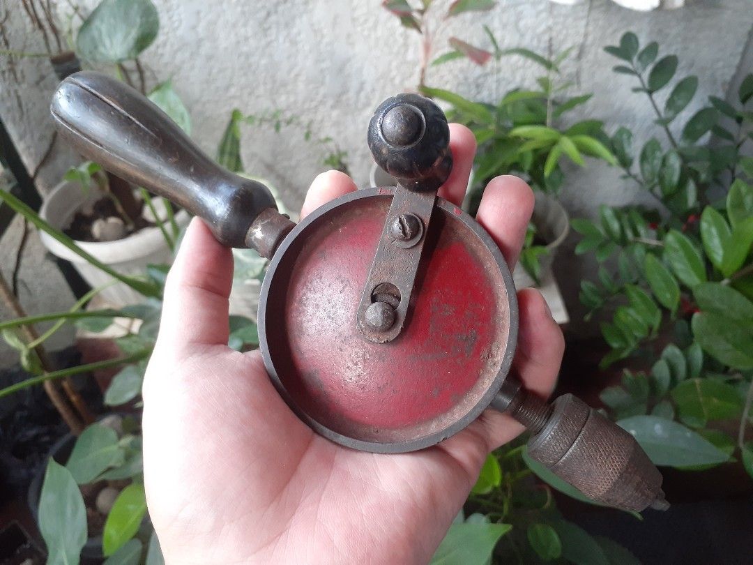 Vintage manual drill on Carousell