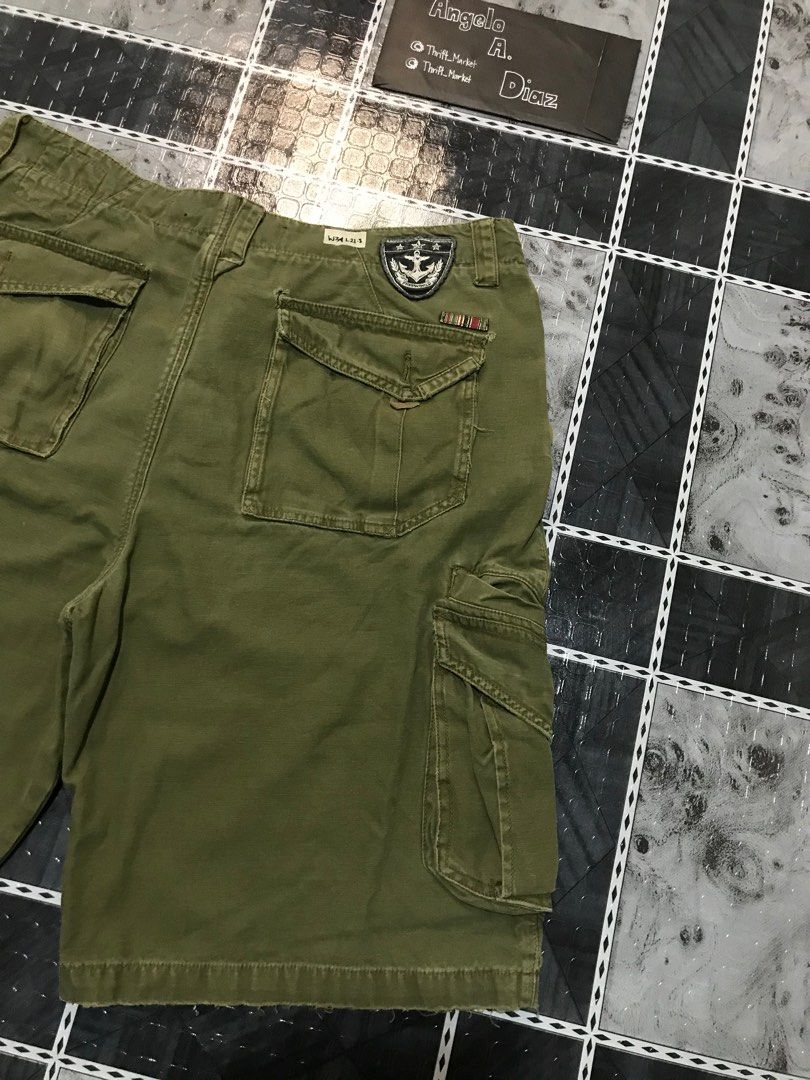 Vintage military 6pocket short on Carousell
