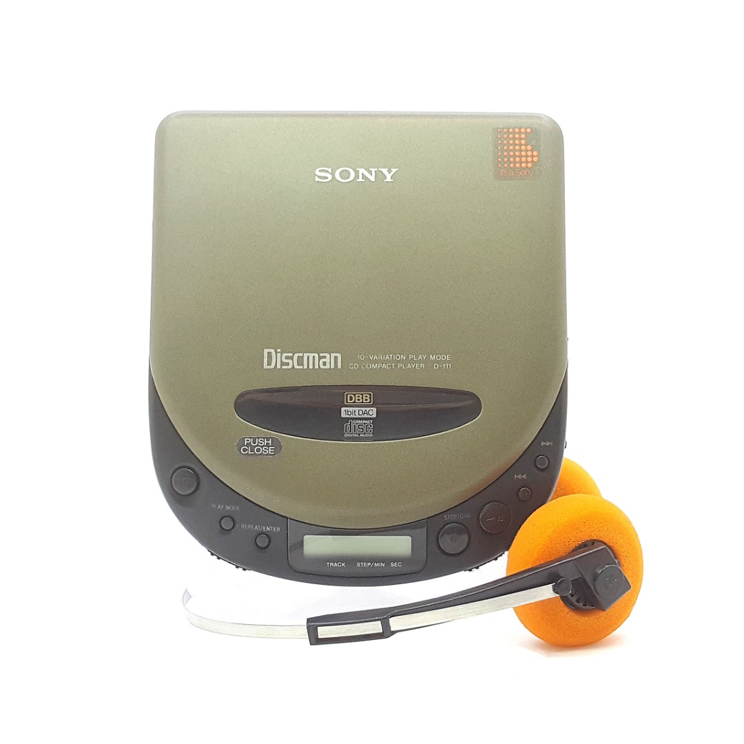 Vintage Sony Discman/Walkman D-111 Portable CD Player in Excellent ...