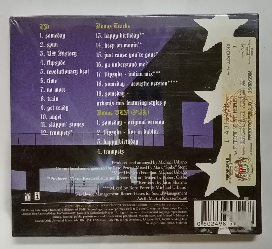 We The People by FLIPSYDE Limited Tour CD+VCD Edition Brand New Sealed, Hobbies & Toys, Music ...