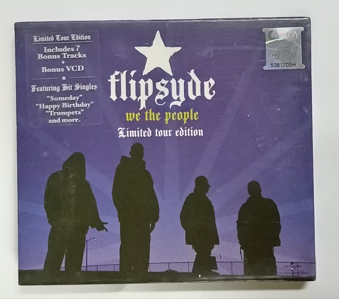 We The People by FLIPSYDE Limited Tour CD+VCD Edition Brand New Sealed, Hobbies & Toys, Music ...