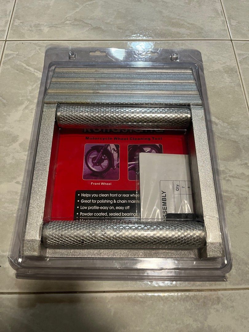 Wheel cleaning tool, Motorcycles, Motorcycle Accessories on Carousell