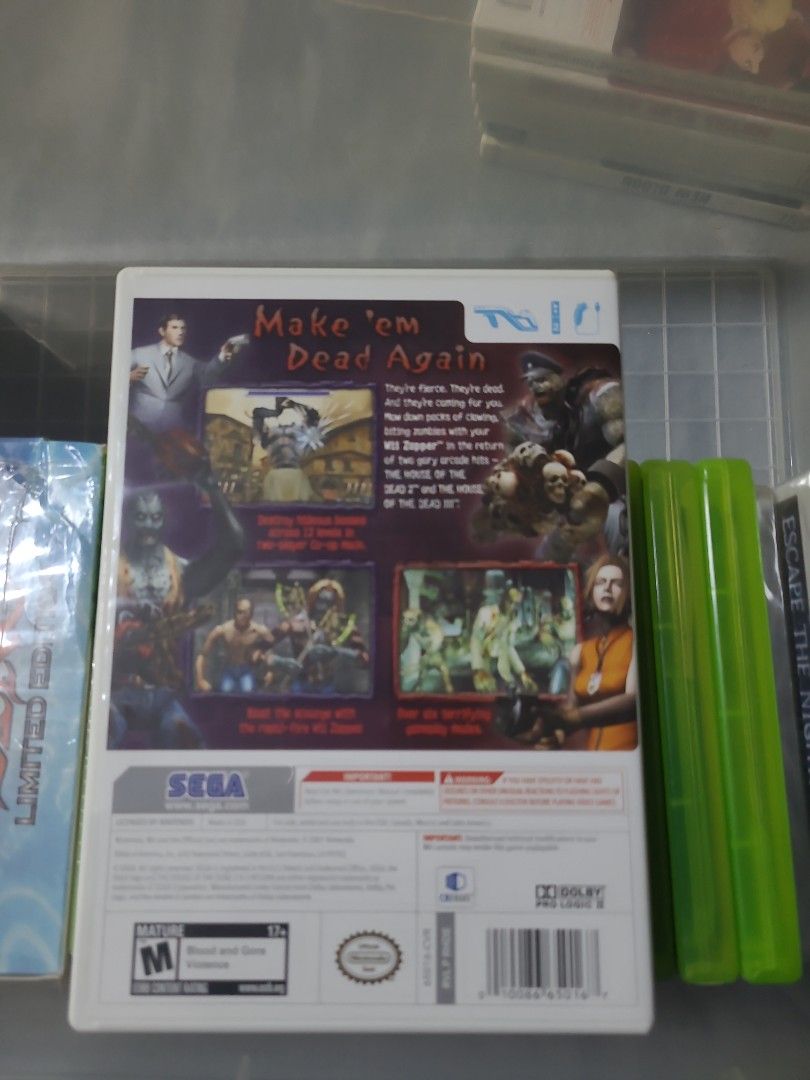 Wii House Of The Dead 2 & 3 Return, Video Gaming, Video Games, Nintendo ...