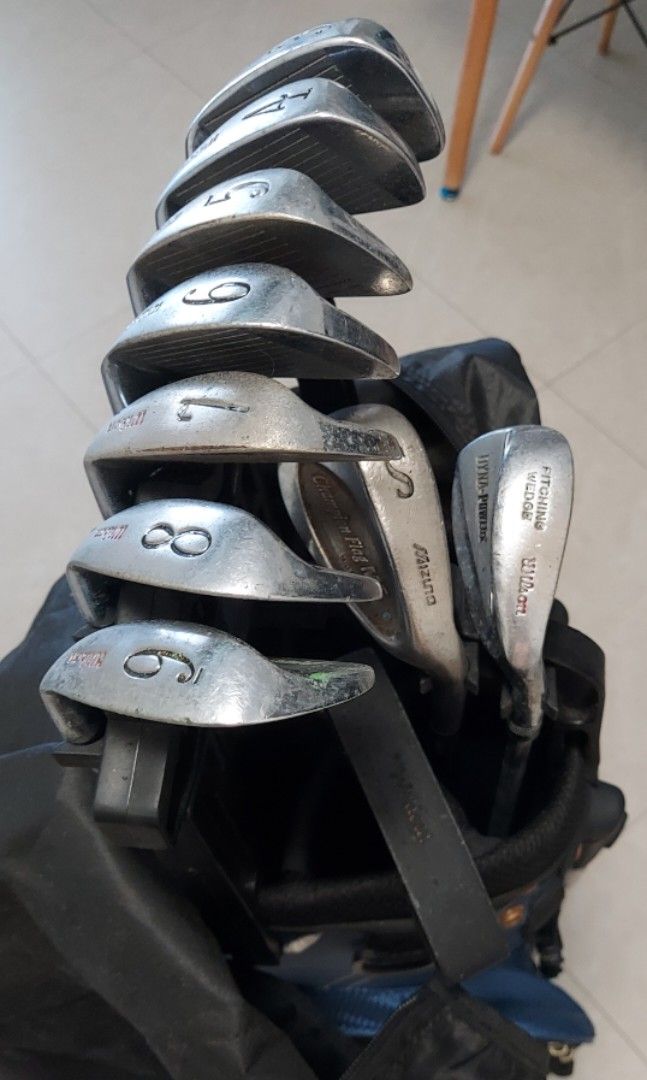 Wilson vintage golf club full set of irons, Sports Equipment, Sports ...