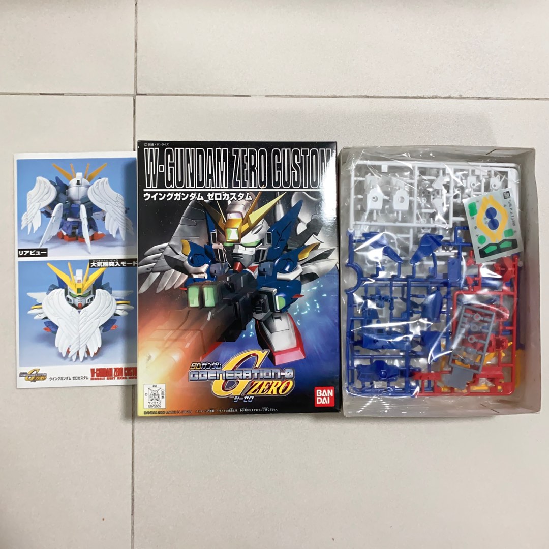 Wing Gundam Zero Custom (SD), Hobbies & Toys, Toys & Games on Carousell