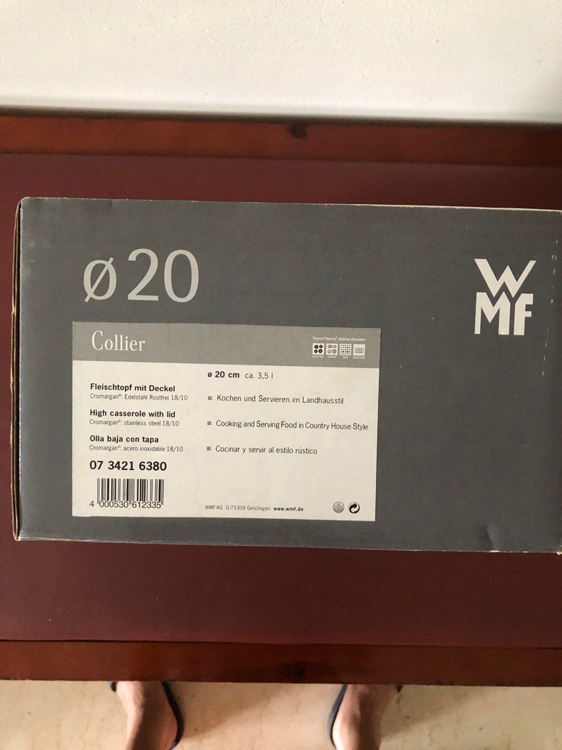 WMF stainless steel pot, Furniture & Home Living, Kitchenware ...