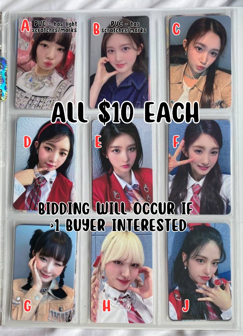 [WTS] ive lovedive pobs yujin liz rei gaeul leeseo, Hobbies & Toys, Memorabilia & Collectibles ...