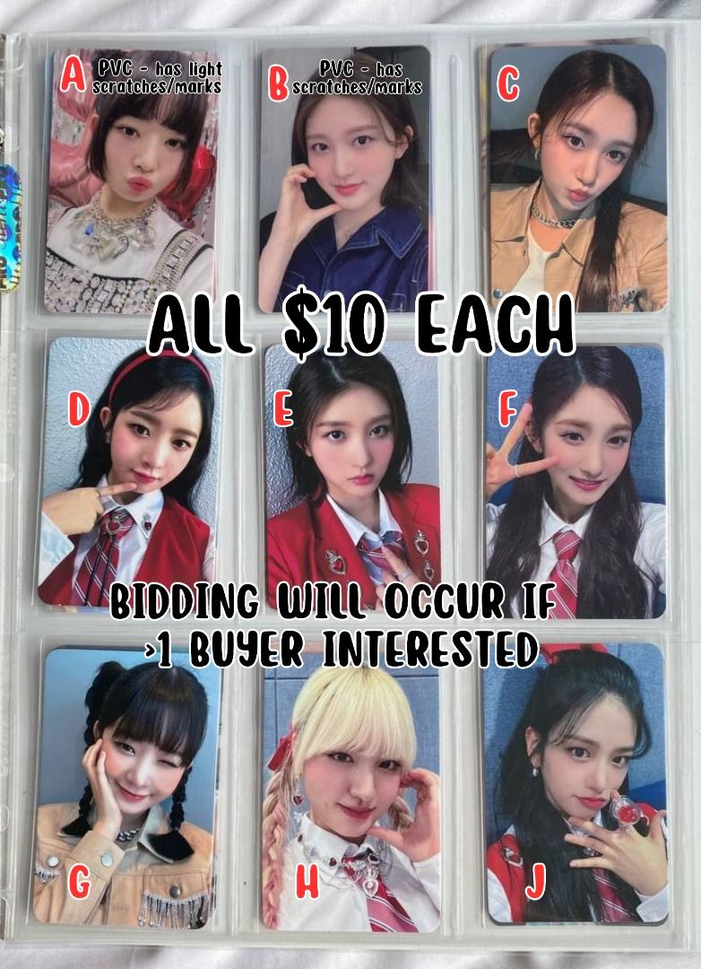 [WTS] ive lovedive pobs yujin liz rei gaeul leeseo, Hobbies & Toys, Memorabilia & Collectibles ...