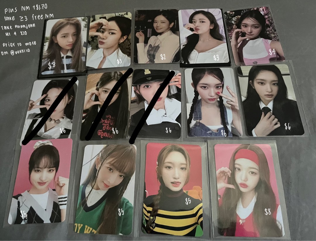 WTS IVE PCS YUJIN GAEUL REI WONYOUNG LIZ LEESEO, Hobbies & Toys, Memorabilia & Collectibles, K ...