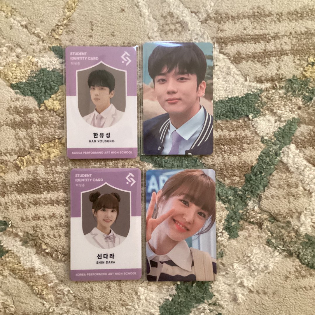 (WTS) youngjae BAP and nana woo!ah! mimicus photocard and student id ...