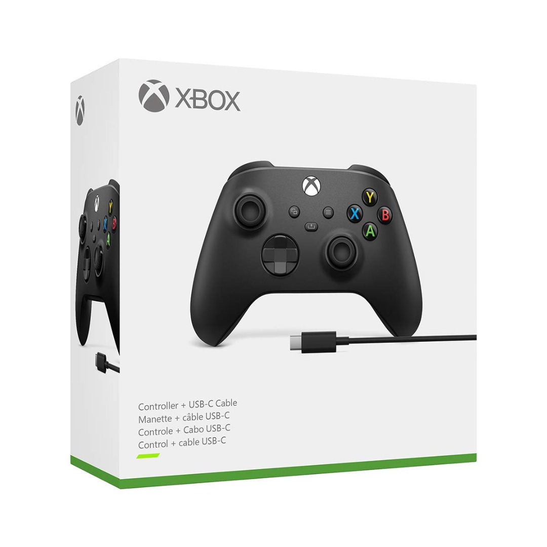Xbox Wireless Controller + USB-C Cable, Video Gaming, Gaming ...