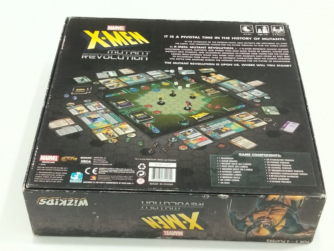 X-Men: Mutant Revolution Board Game, Hobbies & Toys, Toys & Games on ...
