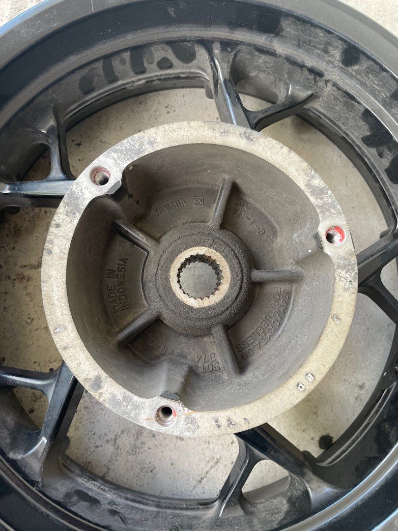 Yamaha Xmax rear rim ., Motorcycles, Motorcycle Accessories on Carousell