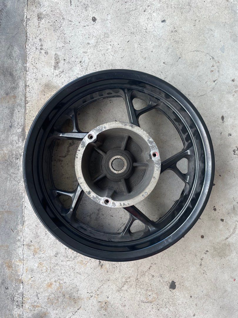 Yamaha Xmax rear rim ., Motorcycles, Motorcycle Accessories on Carousell