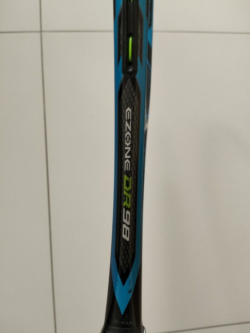 Yonex Ezone DR 98 310 gm tennis racquet racket, Sports Equipment, Sports & Games, Racket & Ball ...
